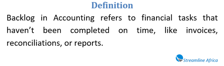 Backlog in Accounting: Meaning, Types, and Business Impact – Streamline ...